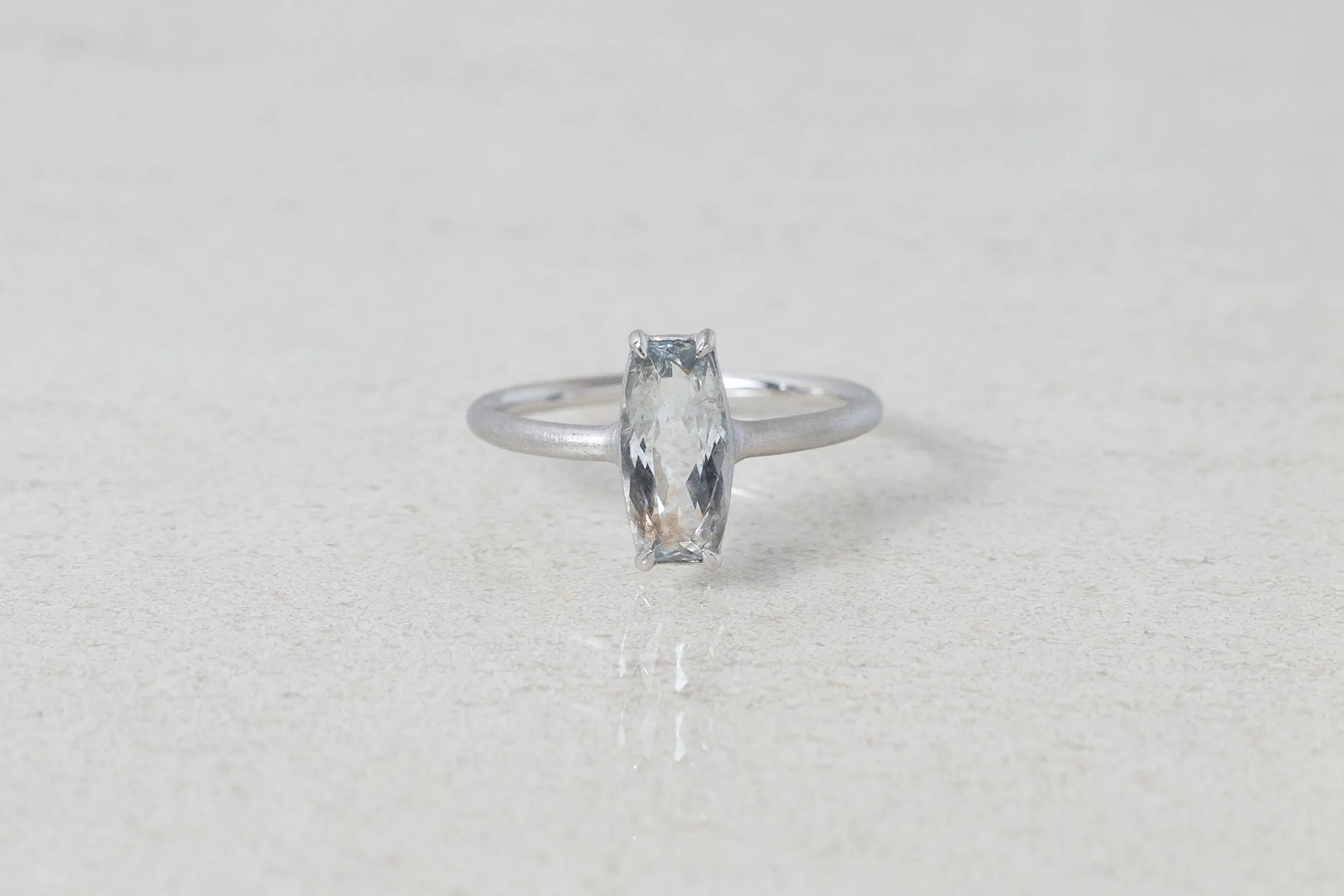 [3月誕生石] モスアクアマリンリング – Ryui