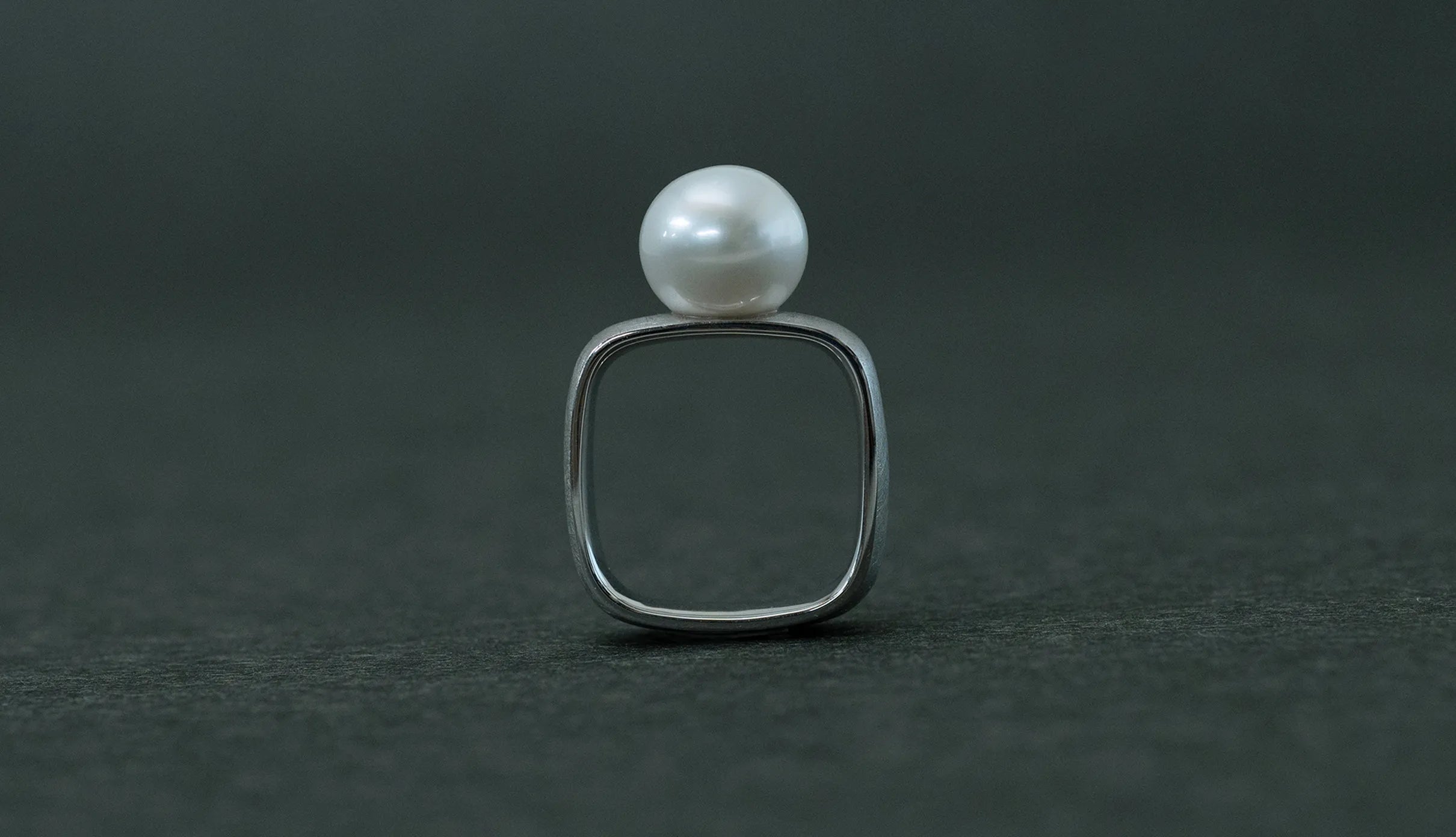 Syami リング + パール / シルバー– Ryui