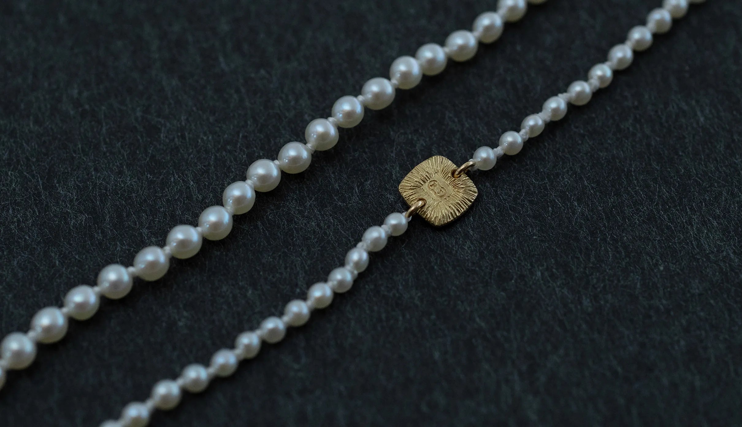 グラデーションパールネックレス – Ryui