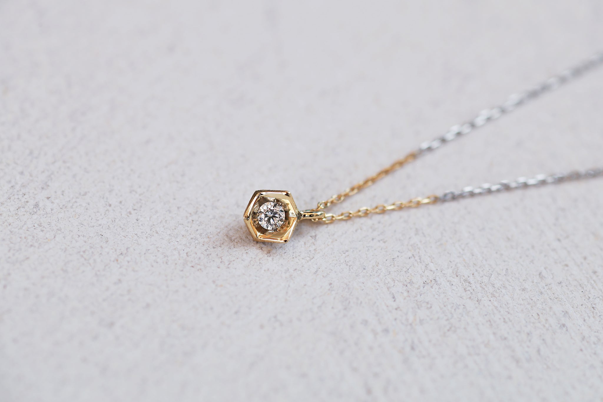 Destination ダイヤモンドネックレスS / K18– Ryui