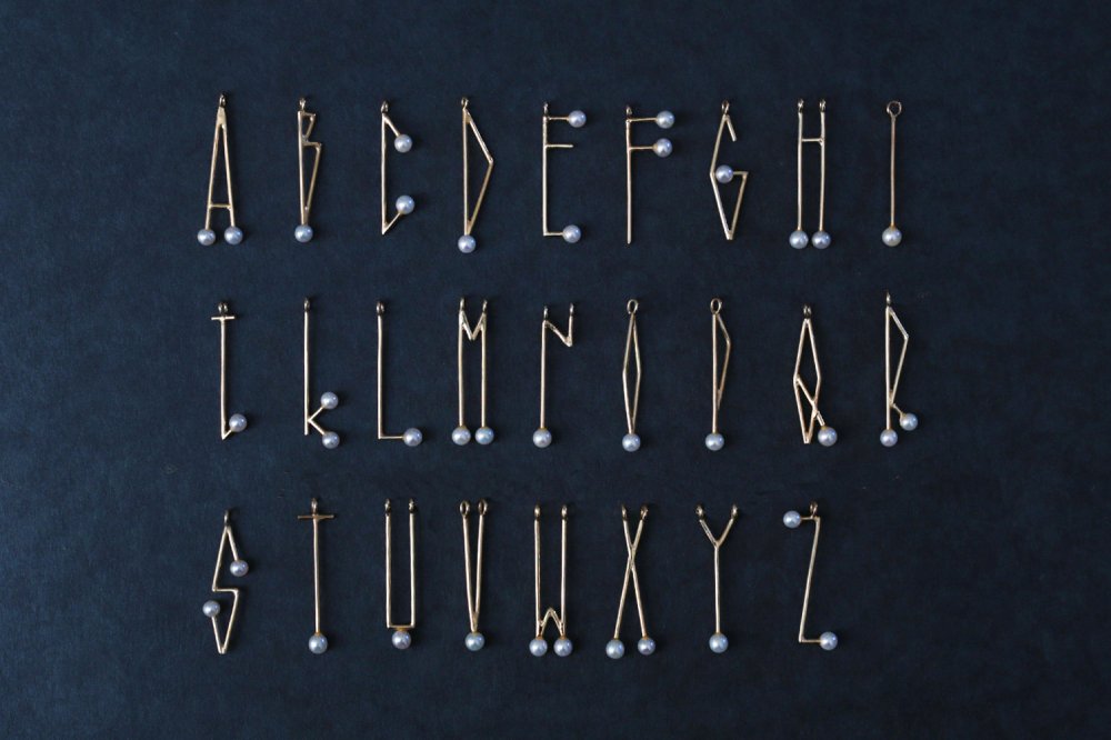 イニシャルネックレス– Ryui