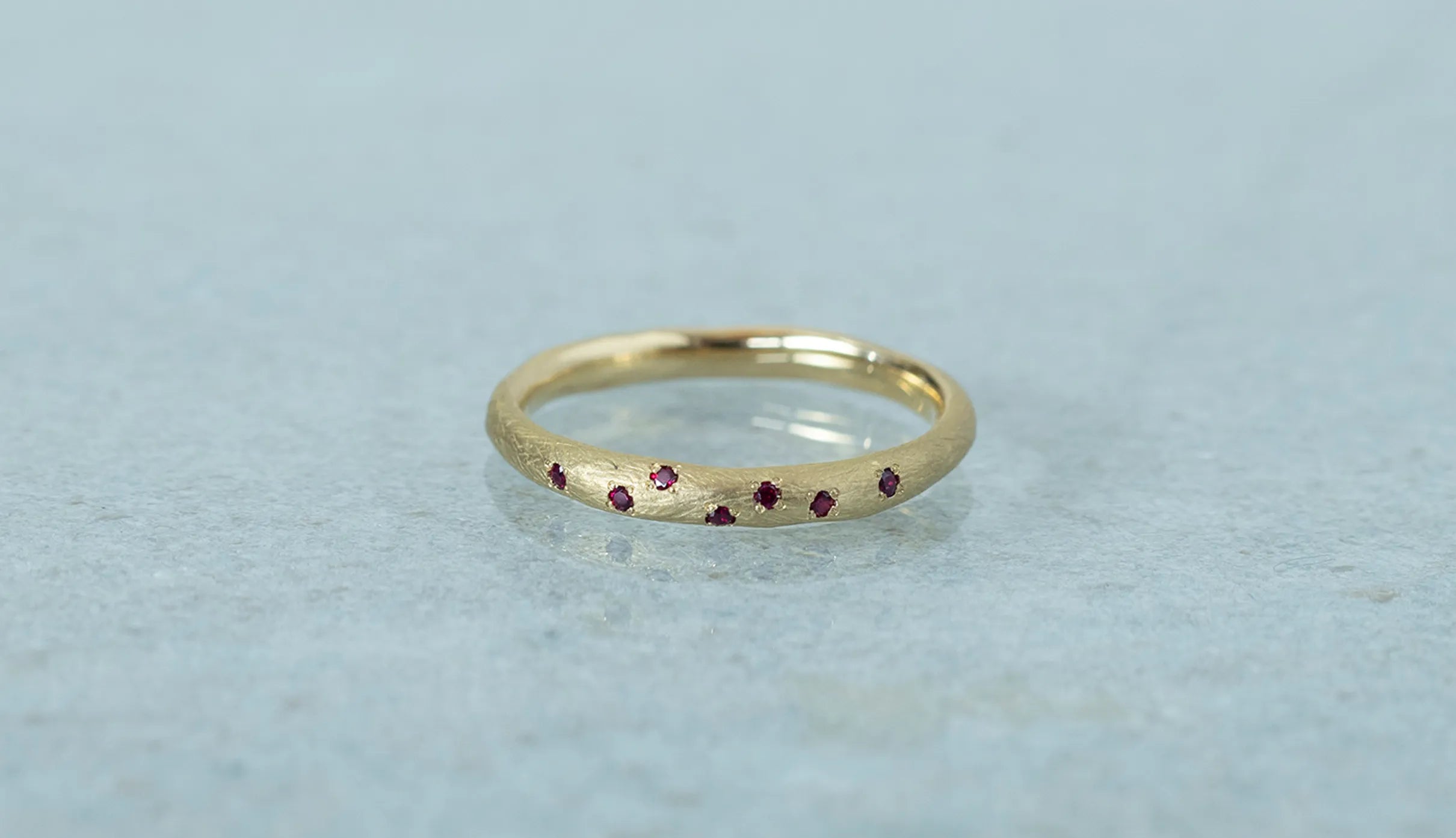 [7月誕生石] Existence リング + ルビー– Ryui